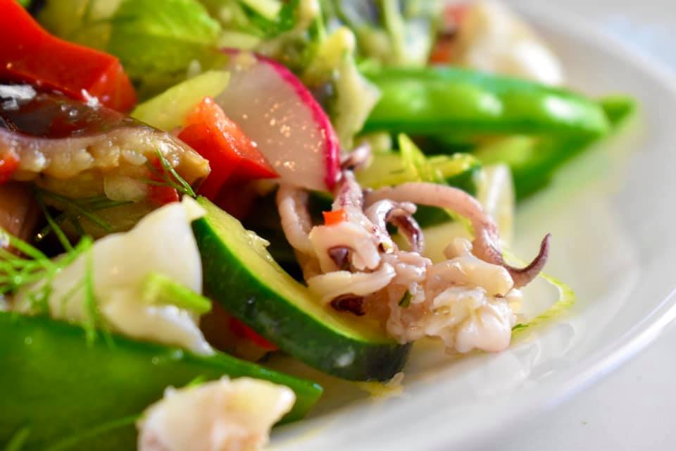 Calamari Salad - Recipes - The Intrepid Eater