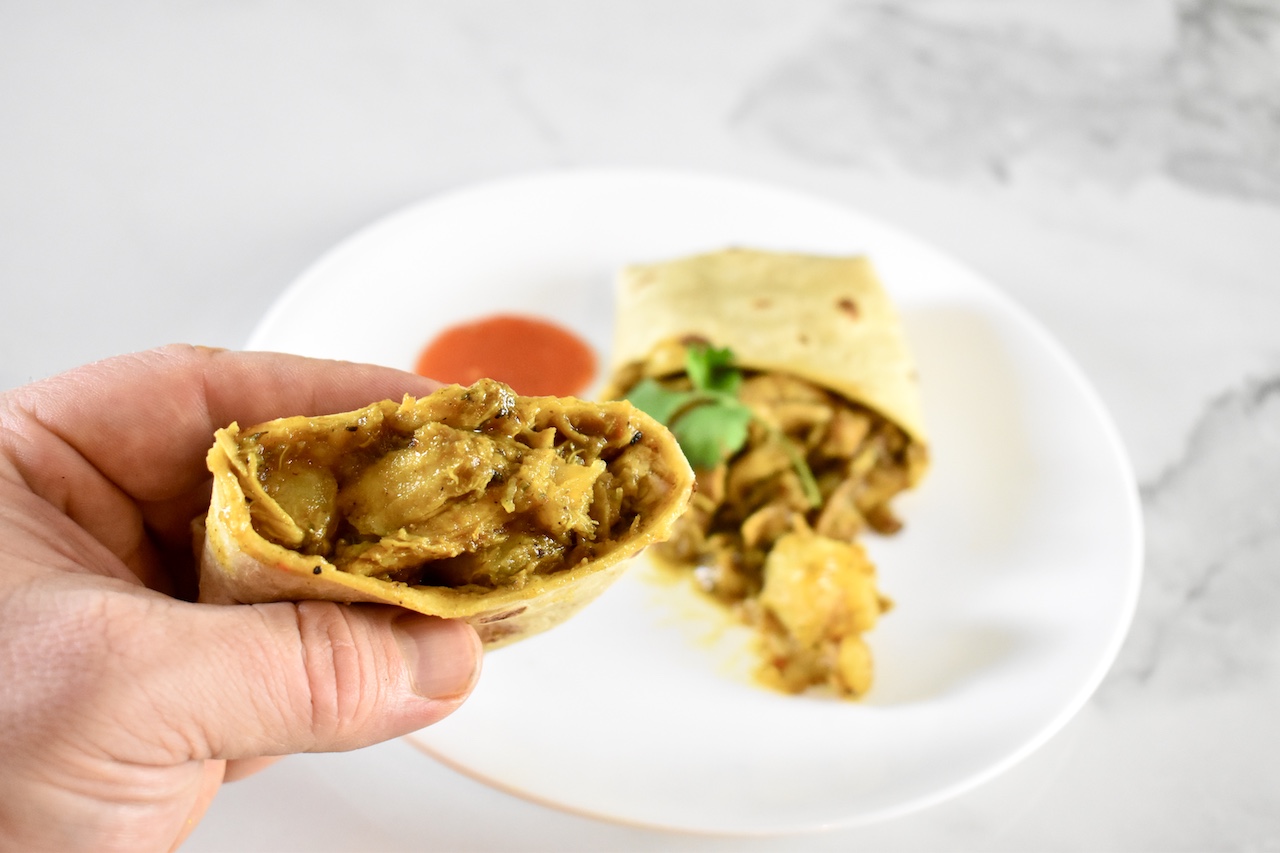 Trini Rabbit Roti Wraps - Recipes - The Intrepid Eater