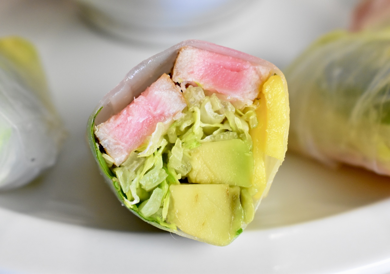 Tuna Mango Avocado Fresh Rolls - Recipes - The Intrepid Eater