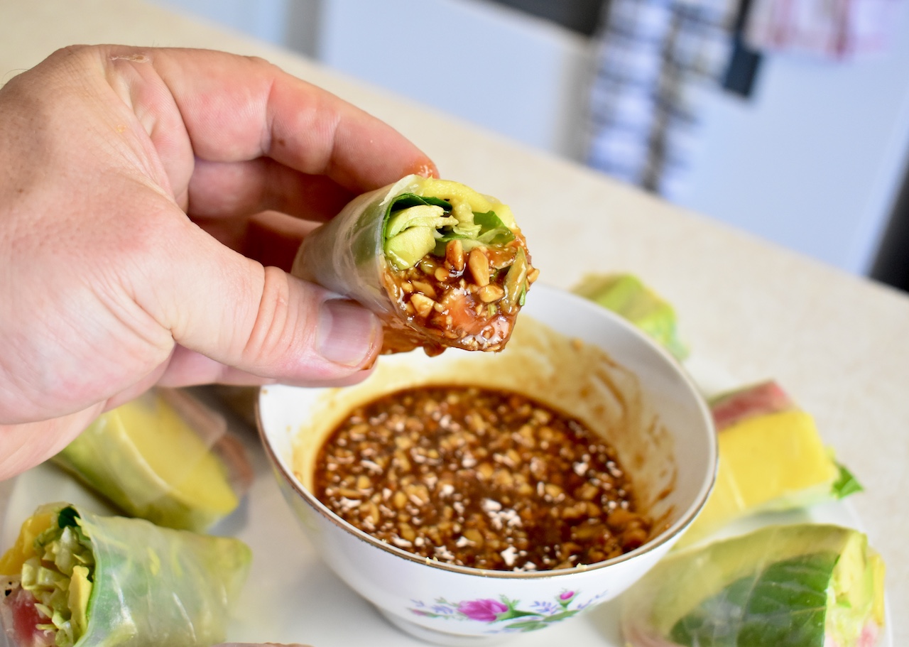 Tuna Mango Avocado Fresh Rolls - Recipes - The Intrepid Eater