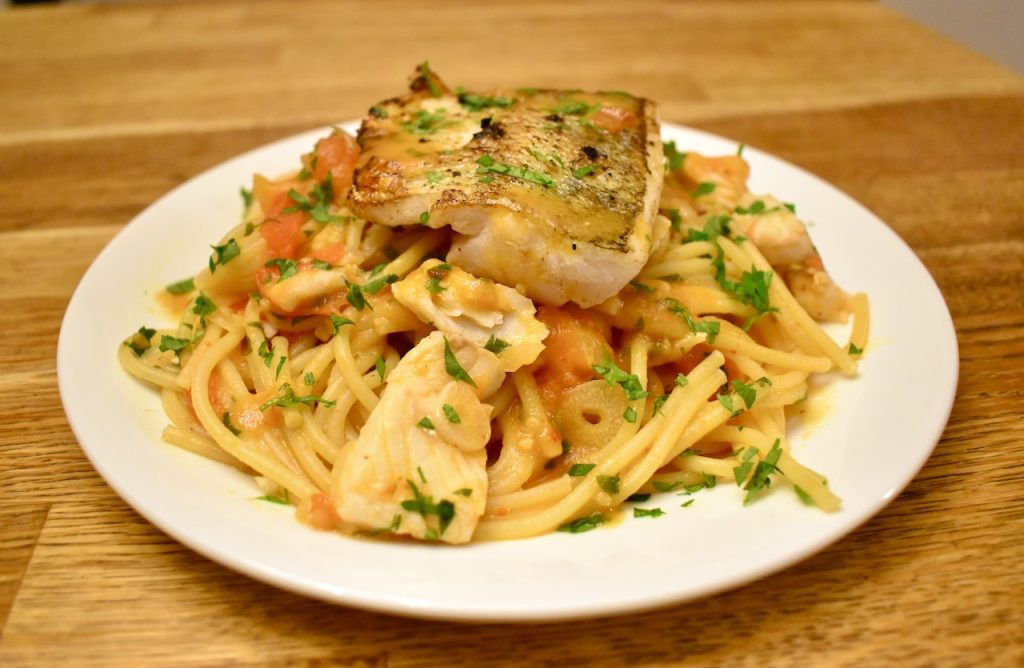 Walleye Spaghetti all'Acqua Pazza - Recipes - The Intrepid Eater