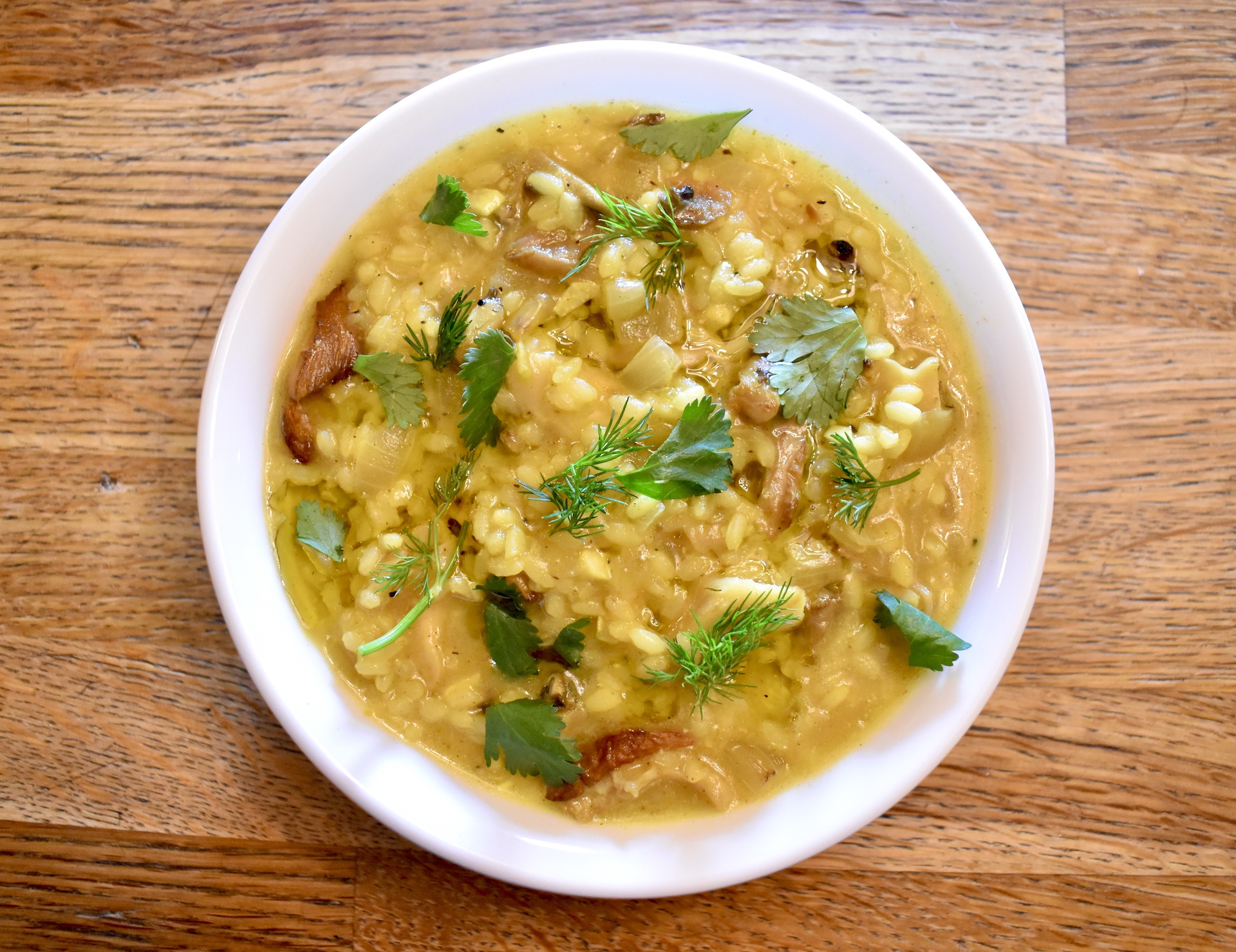 Oyster Mushroom Shila Plavi - Recipes - The Intrepid Eater