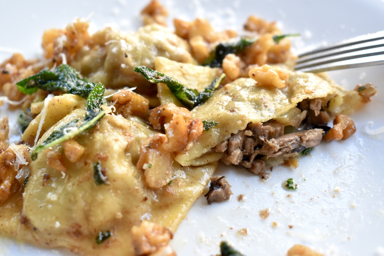 Braised Squirrel and Wild Mushroom Ravioli - The Intrepid Eater