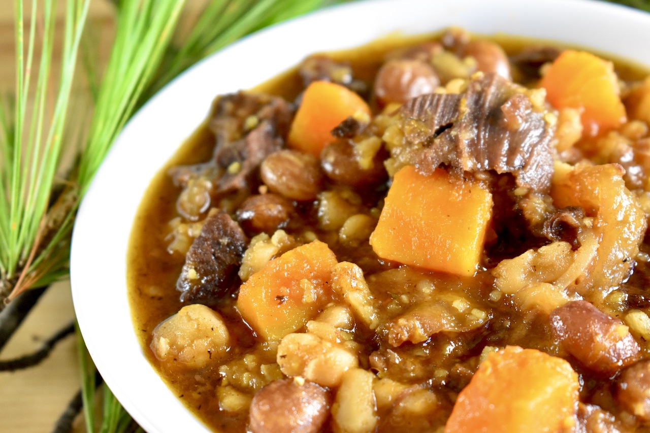 Venison Shank Sagamité - Recipes - The Intrepid Eater