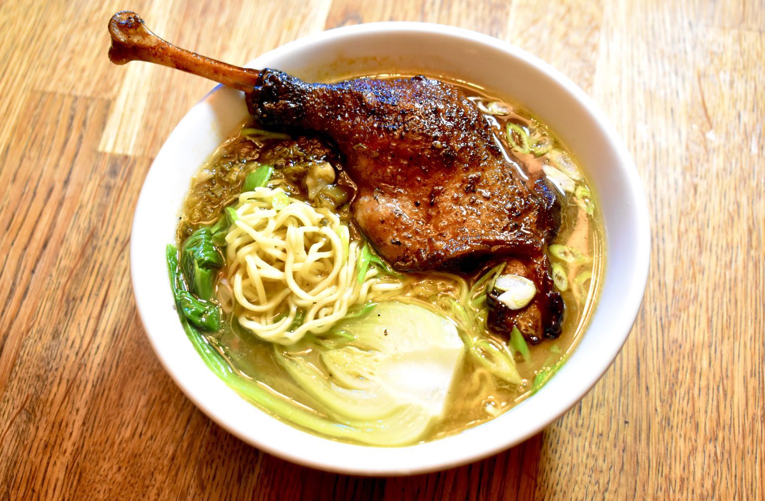 Chinese Goose Leg Noodle Soup - Recipes - The Intrepid Eater