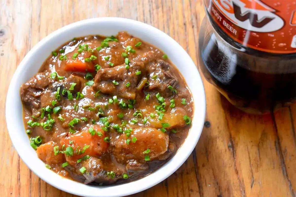 Root Beer Bear Meat Stew - The Intrepid Eater